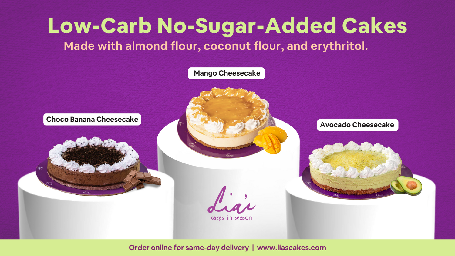 Lia's Cakes in Season - Home of the Best Avocado Cake – Lia's Cakes In ...